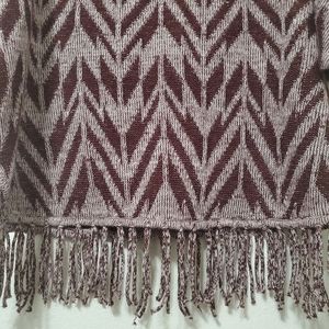 Relativity | Sweaters | Relativity Chevron Design Fringe Sweater | Poshmark